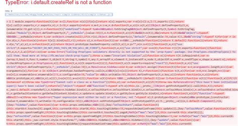 React Simple Side Nav Typeerror I Default Createref Is Not A Function Error Issue Eppro