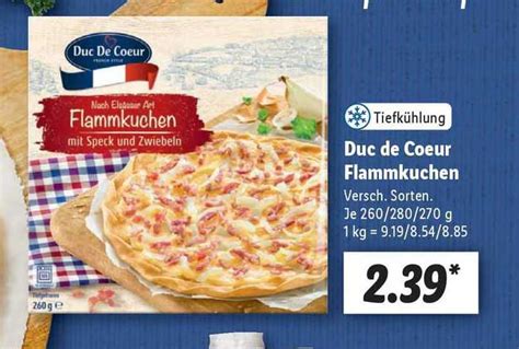 Duc De Coeur Flammkuchen Angebot Bei Lidl 1Prospekte De