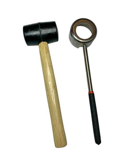 Coconut Opener Tool Set For Babe Coconut Mallet Included Nauti Coconut