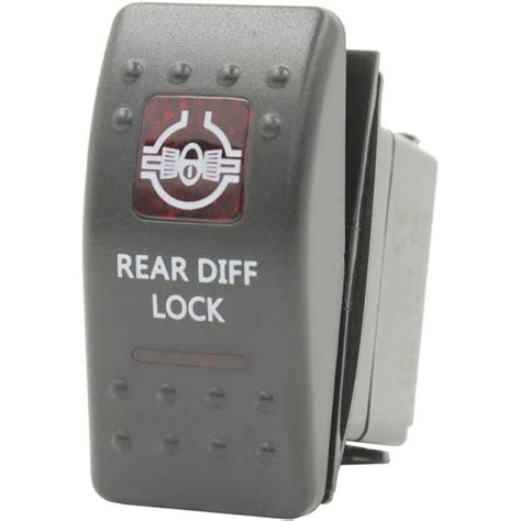 Rear Diff Lock Red Led 12 24v Rocker Switch Price History Comparison