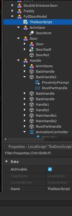 How Do I Can Play Animation Of Objects Such As Parts Or Doors Made In The Moon Animation With