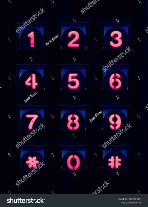 Digital Code Panel Display Numbers Stock Photo Shutterstock