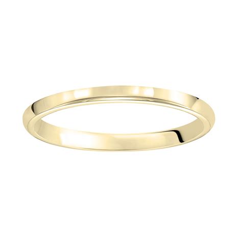 14k Yellow Gold 2 Mm Comfort Fit Wedding Band Borsheims