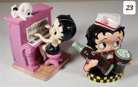 Betty Boop Figural Music Box And Coca Cola Sandp Live And Online Auctions