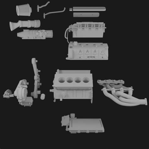 3d File Ford Modular V8 Engine 🚙 ・3d Print Object To Download・cults