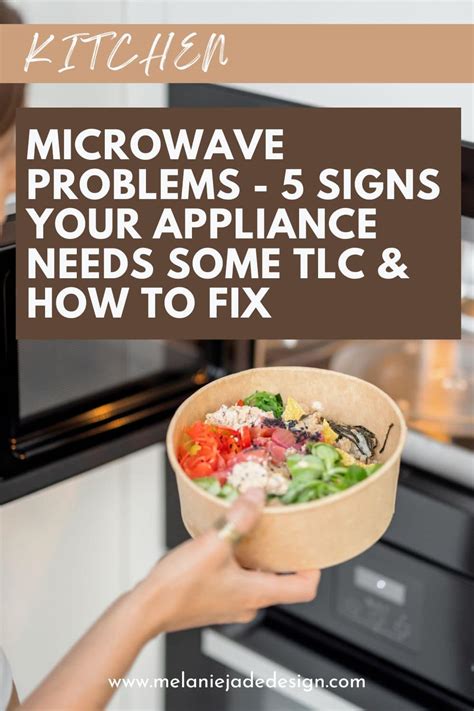 Microwave Problems Signs Your Appliance Needs Some TLC And How To Fix Melanie Jade Design