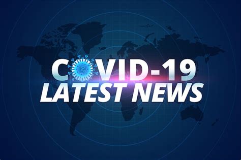 Free Vector Covid19 Coronavirus Latest News And Updates Background