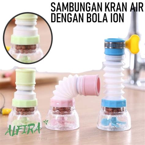 Jual Sambunga Kran Air Filter Kran Air Cuci Piring Dengan Bola Ion Dan