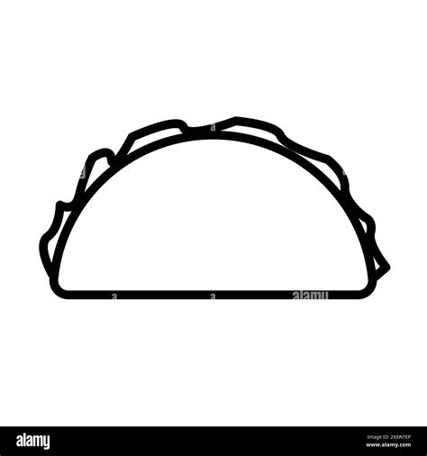 Dumplings Icon Flat Set In Black And White Color Outline Vector Stock