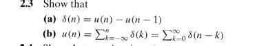 Solved δ n u n u n1 u n k nδ k k 0δ nk Chegg