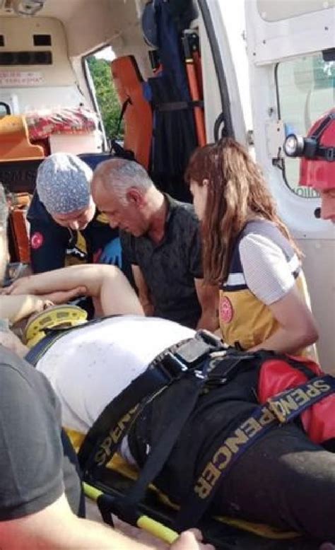 Çorum da Ormanda Yürüyüş Yapan Kişi Uçuruma Yuvarlandı Son Dakika