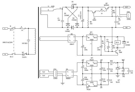 Schematic Of A Linear Regulated Power Supply