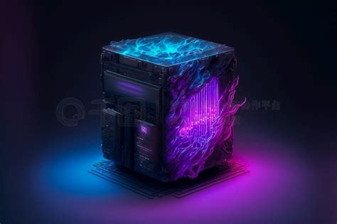 Cpu高清图片 多彩多姿的未来 Cpu 和处理器。使用生成式人工智能技术创建的图像 科学技术免费下载 格式 5500像素 编号