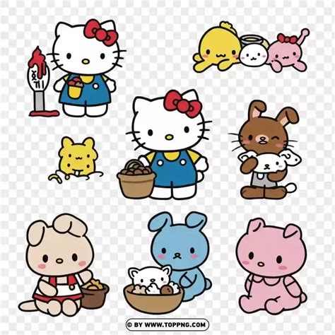Hello Kitty And Friends Characters Png Toppng