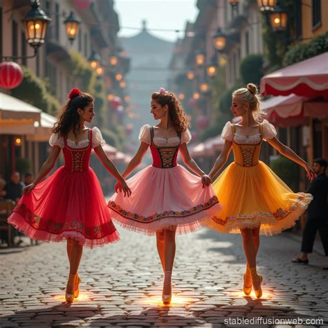 Magical Dirndl Ballet Enchantment Stable Diffusion Online