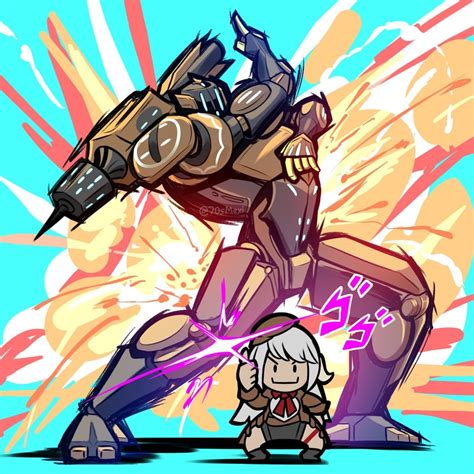 Warrior Of Light Machinist And Automaton Queen Final Fantasy And 1 More Drawn By That 70s