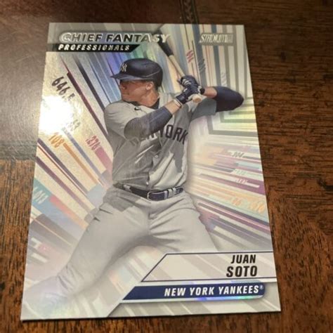 2024 Stadium Club Cfpro 8 Juan Soto Chief Fantasy Professionals Ebay
