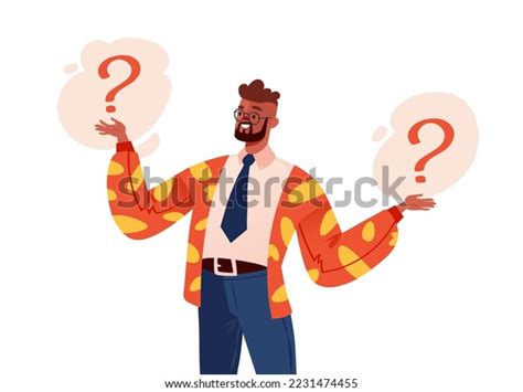 Choice Prioritization Concept Decision Puzzled Young Stock Vector Royalty Free 2231474455