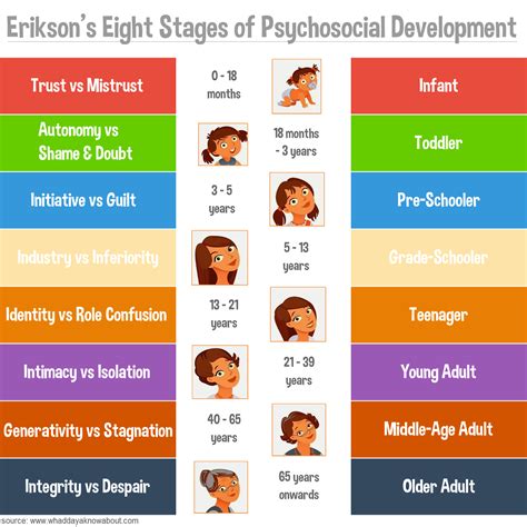 Poster Erikson S Stages Of Psychosocial Development Psychosocial