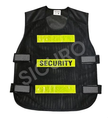 Security Black Jacket At Rs 750piece Safety Jacket In New Delhi Id