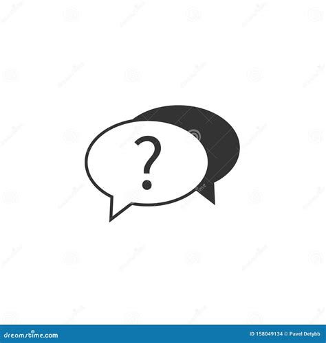 Help Query Question Mark Support Icon Vector Illustration Flat