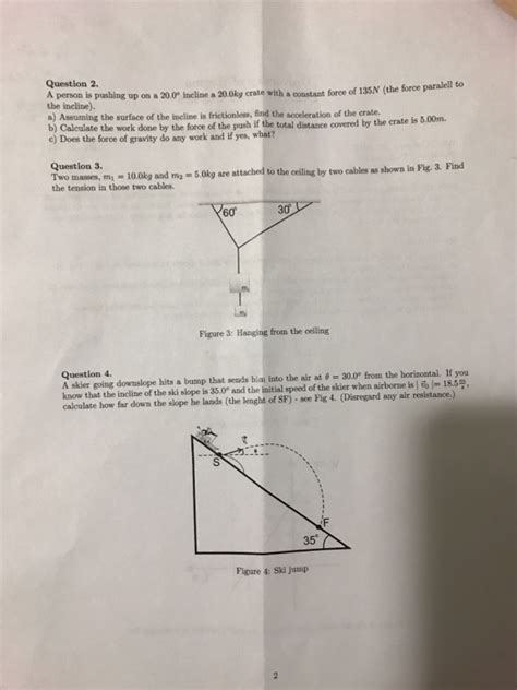 Solved Solve The Following Four Questions And Do Not Forget