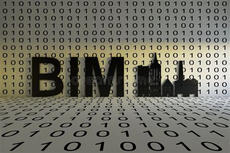 Bim Concept Text Sunlight 3d Stock Illustration Illustration Of