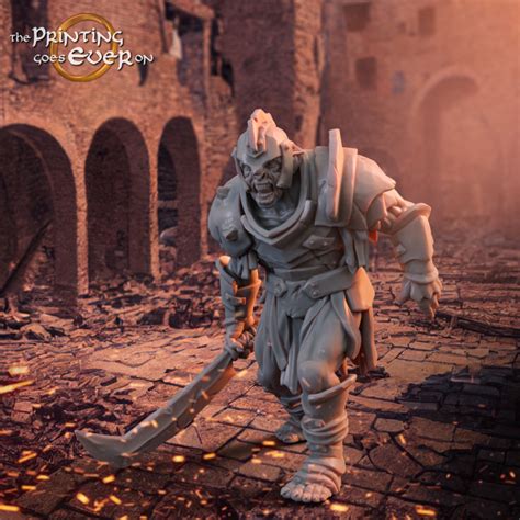 3d Printable Assault Orcs Full Set 28 Models By The Printing Goes