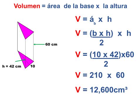 Formula Para Calcular El Volumen De Triangulo Printable ођ Otosection