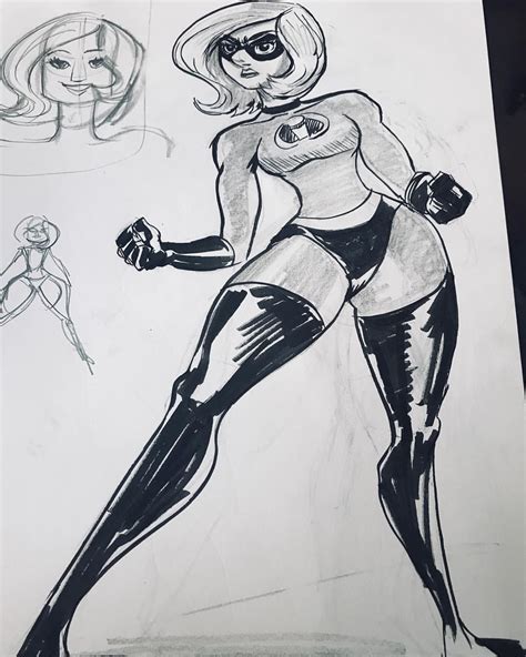 Discover More Amazing Drawings Of Elastigirl