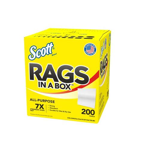 Scott Shop Rags 200 Sheets Roll 75260 Blains Farm And Fleet