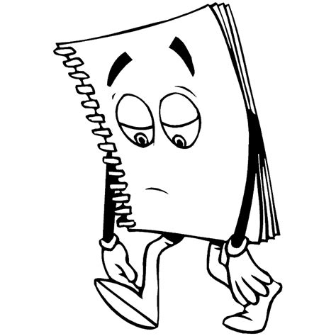 Dibujos De Cuadernos Para Colorear