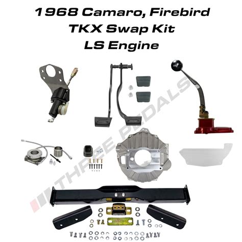 1968 Camaro Firebird Tkx Swap Kit For Ls Engine Three Pedals