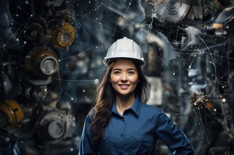 Premium Photo Architect Or Engineer Portrait