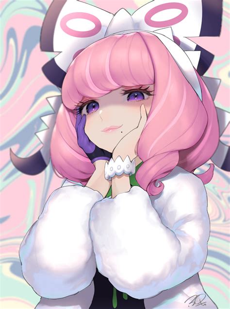 Safebooru 1girl Absurdres Bangs Blurry Blurry Background Bow Closed