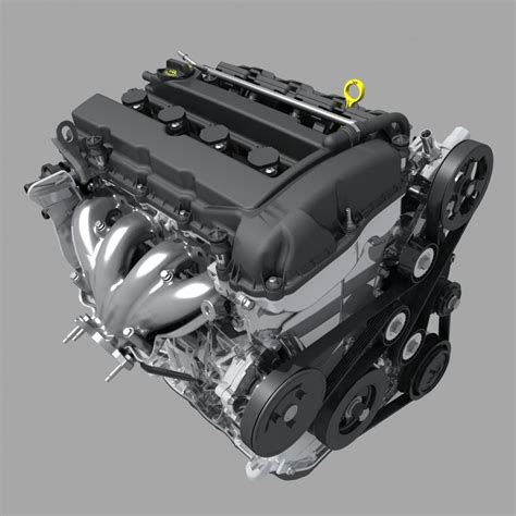 Engine V4 3d Model 139 Max Free3d