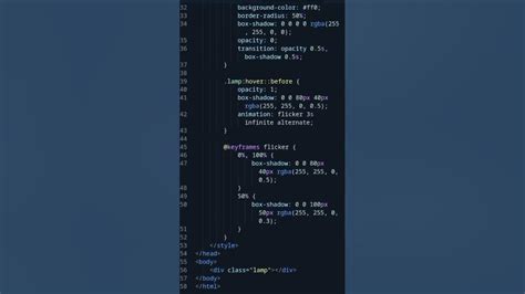 Lamp Lightlearnhtml5andcss3 Learn To Create An Interactive Lamp Light Effect Using Html Css