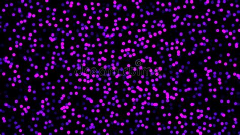 Beautiful Abstract Background With Colorful Animation Of Small Colorful Particles Chaotically