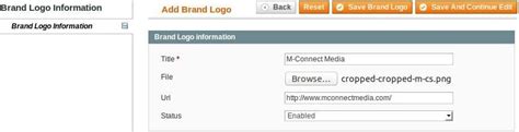 Configuration And Settings Of Mconnect Brand Logo Slider Extension For