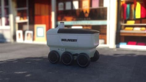 Automated Delivery Robot With Self Driving Technology Autonomous