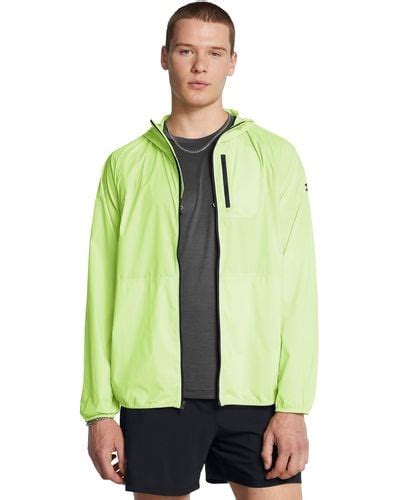 Green Under Armour Jackets For Men Lyst