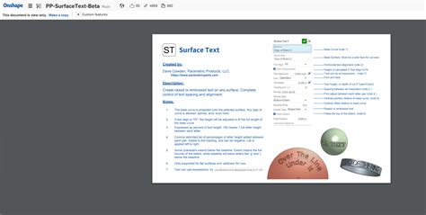 How Do You Add In A Feature Script Into Onshape Ie Surface Text