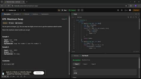 365dayscodechallenge Coding Leetcode Dsa Cpp Programming 365dayscodechallenge