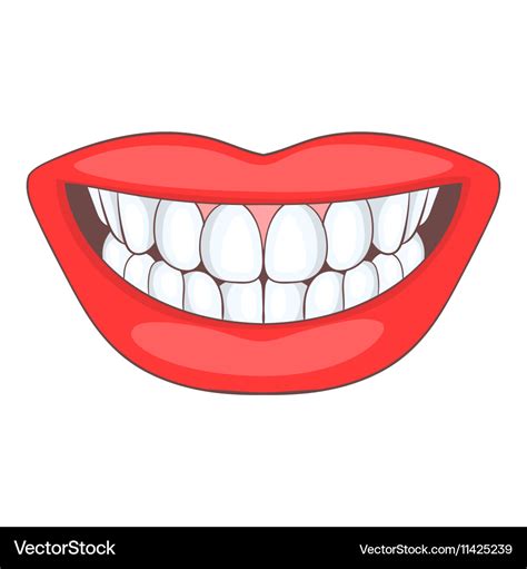 Smiling Teeth Cartoon