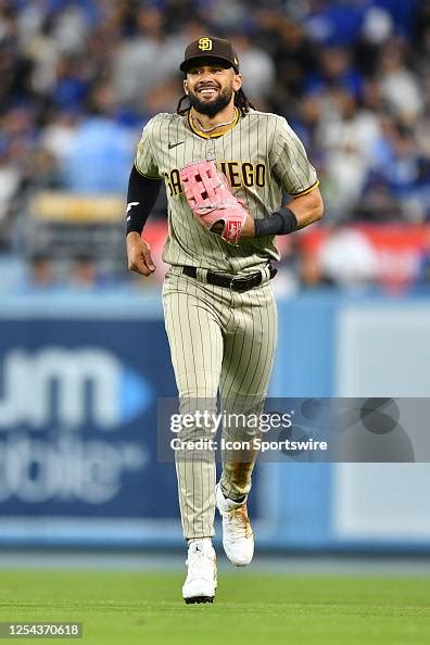 San Diego Padres Right Fielder Fernando Tatis Jr Looks On During The