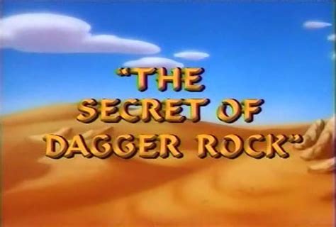 The Secret Of Dagger Rock Disney Wiki Fandom