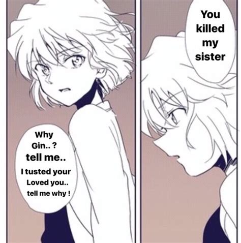 Ginsherry Detective Conan Gin And Sherry Manga Detective Conan Gril