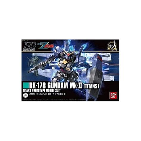 BANDAI Mobile Suit Z Gundam High Grade HGUC Gundam Mk II Titans Specification Model Kit Figure