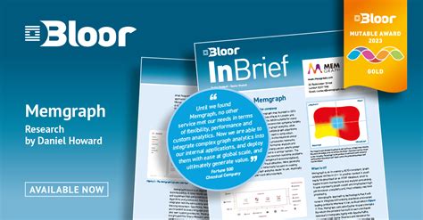 Memgraph 2023 Bloor Research