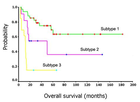 Survival Curves For Three Subtypes Of The Dlbcl Patients In The Shipp
